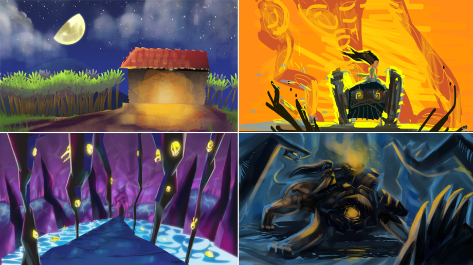 Designing Astonishing 2D Backgrounds: Our secret formula! - The Stonebot Studio